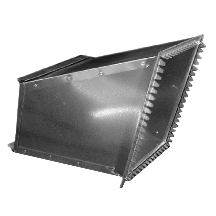 Duct Transition Takeoff Galvanized 26 Gauge 12" x 24" - DX821224